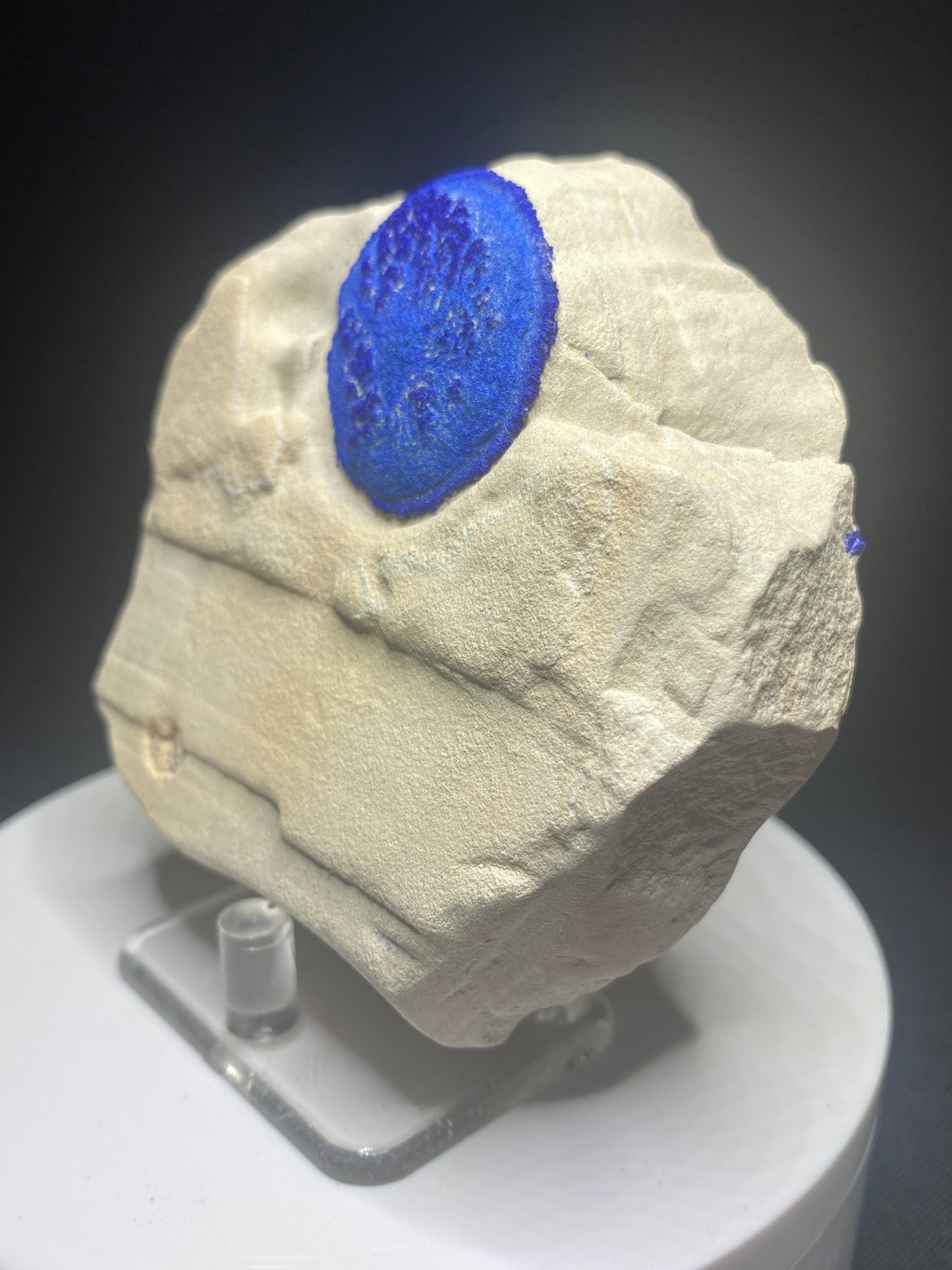 Azurite "Sun", Malbunka Copper Mine, Northern Territory, Australia ...